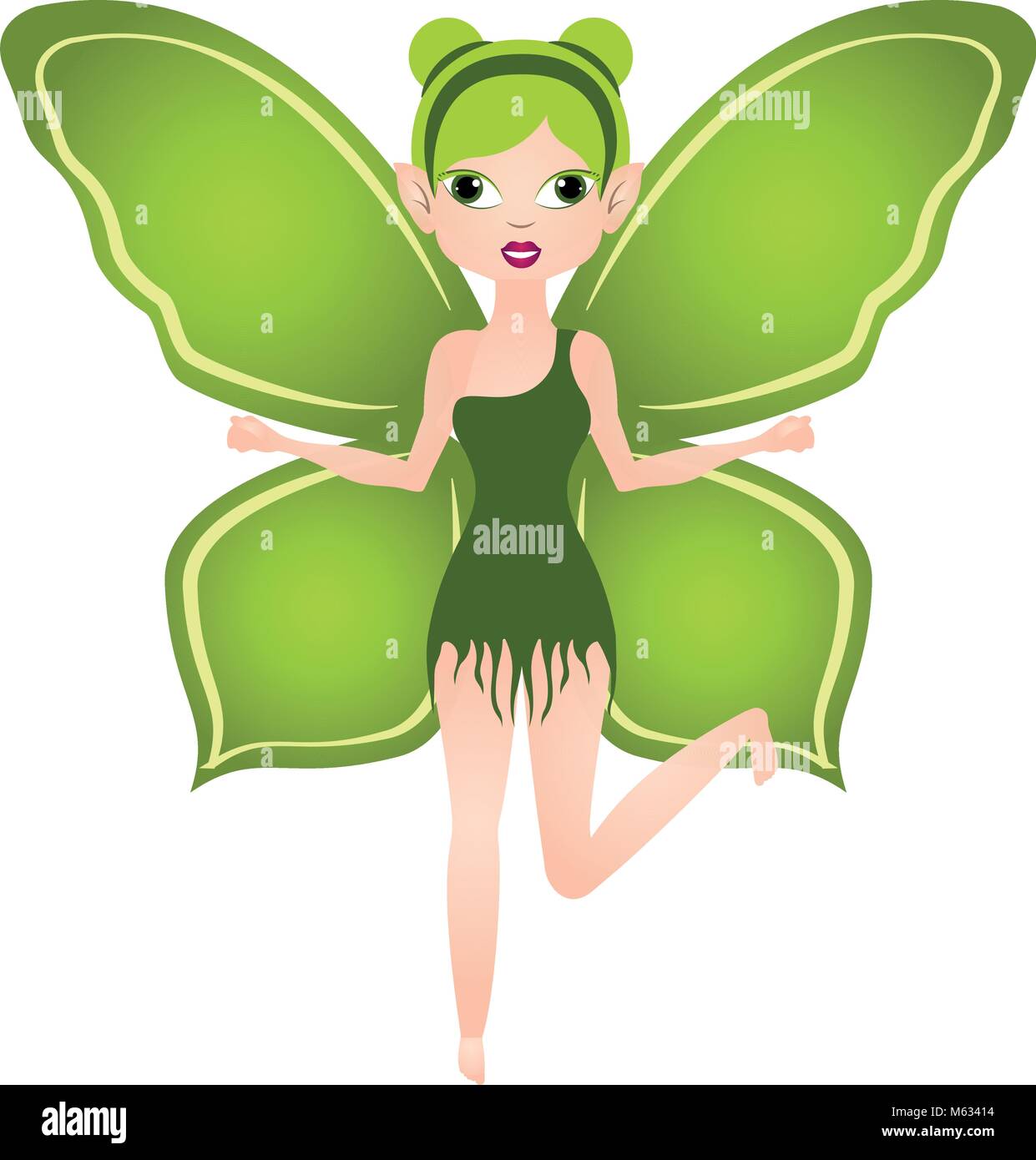 Cute magic fairy. Fantasy creature Stock Vector Image & Art - Alamy