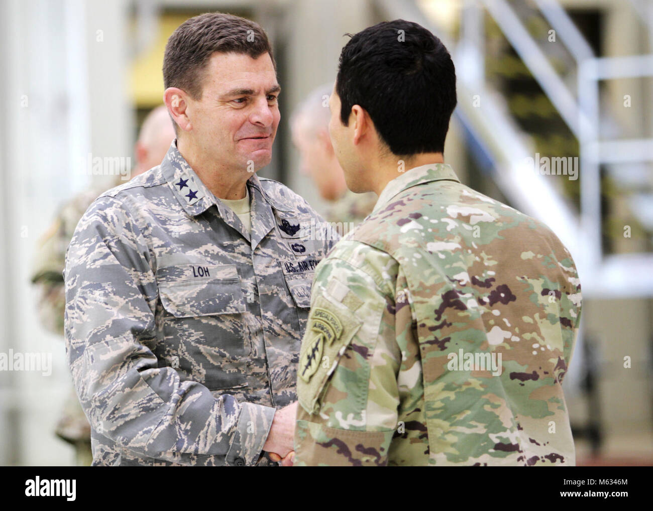 The Adjutant General of Colorado U.S. Air Force Maj. Gen. Mike Loh pins ...