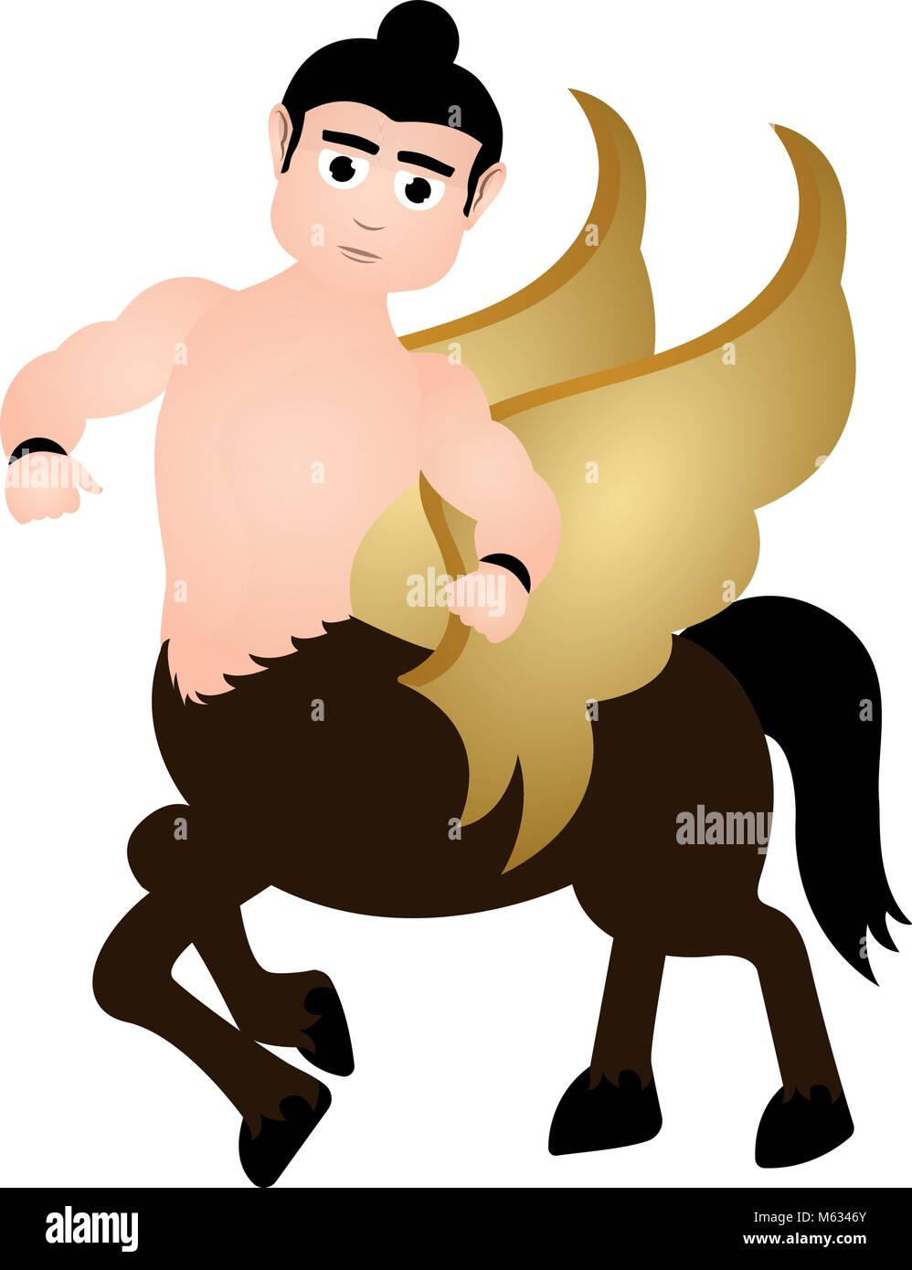 Majestic winged centaur. Fantasy creature Stock Vector Image & Art - Alamy