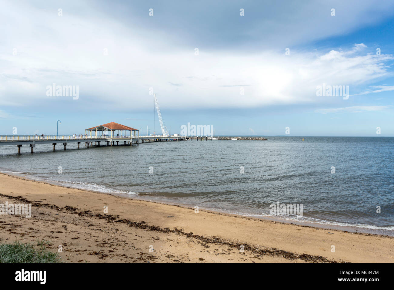 The current jetty, opened to the public in 1995, is the third pier ...
