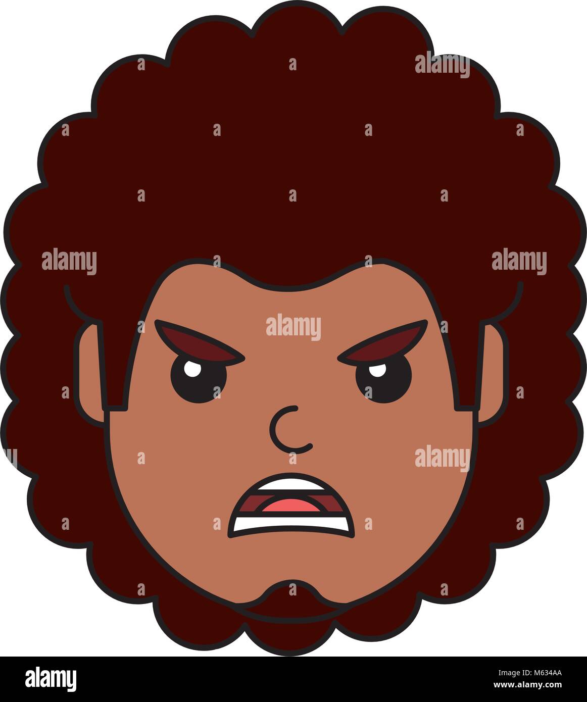angry young man avatar character Stock Vector Image & Art - Alamy