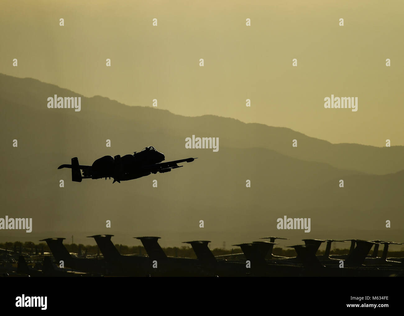 A U.S. Air Force A-10C Thunderbolt II takes off during the Bushwhacker ...