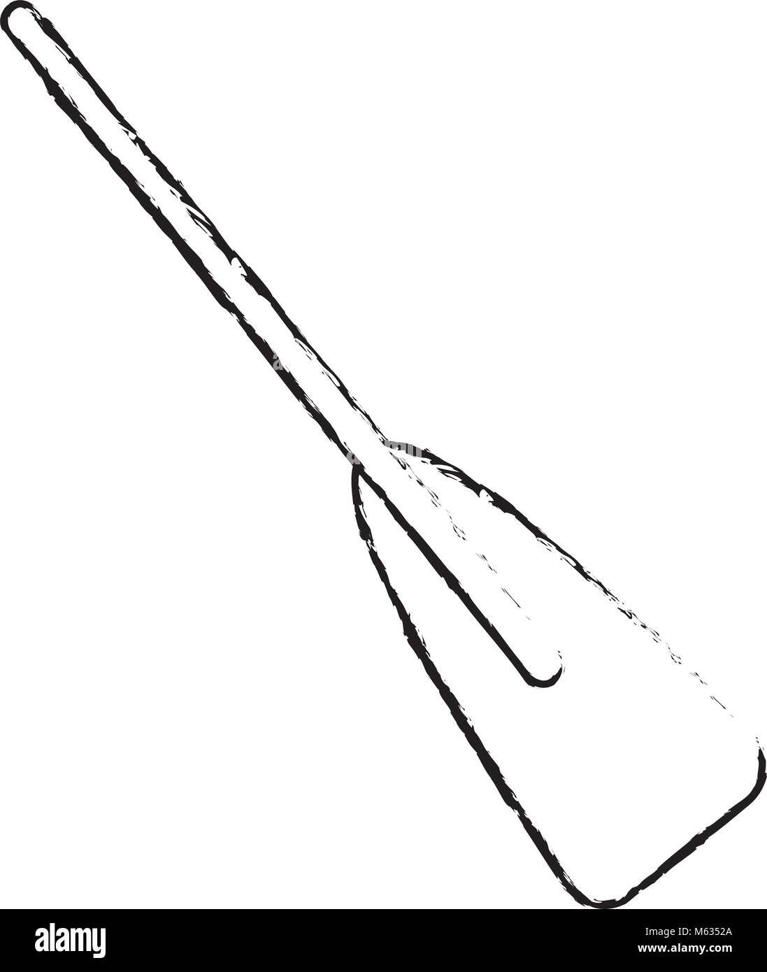 wooden boat oar sport object element Stock Vector Image & Art - Alamy