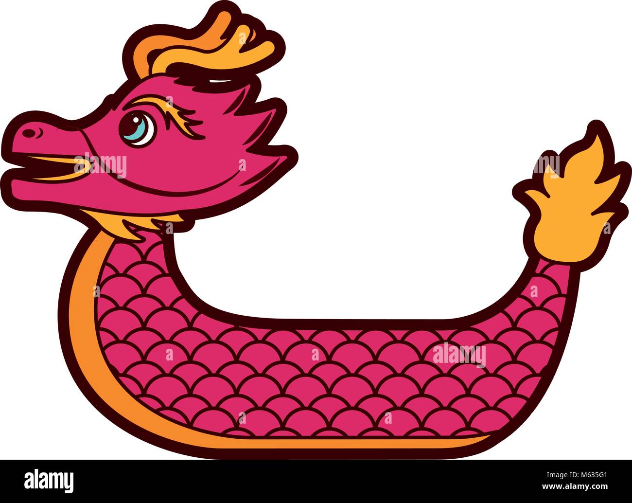 Traditional chinese food dragon Stock Vector Images - Alamy