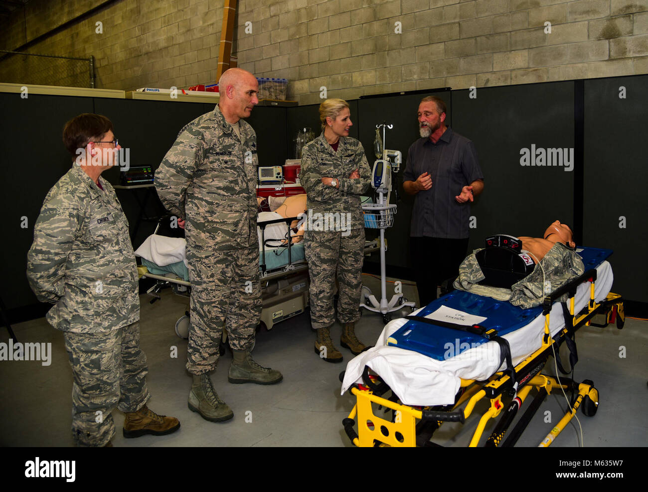 Mr. James Norbech Medical Training Manager, 6th Medical Group, explains ...