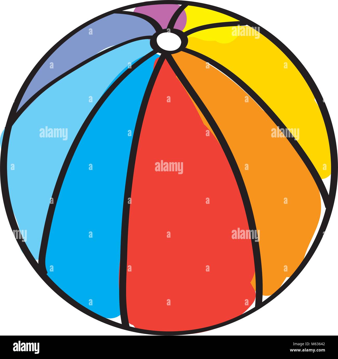 beach ball rubber toy play image Stock Vector Image & Art - Alamy