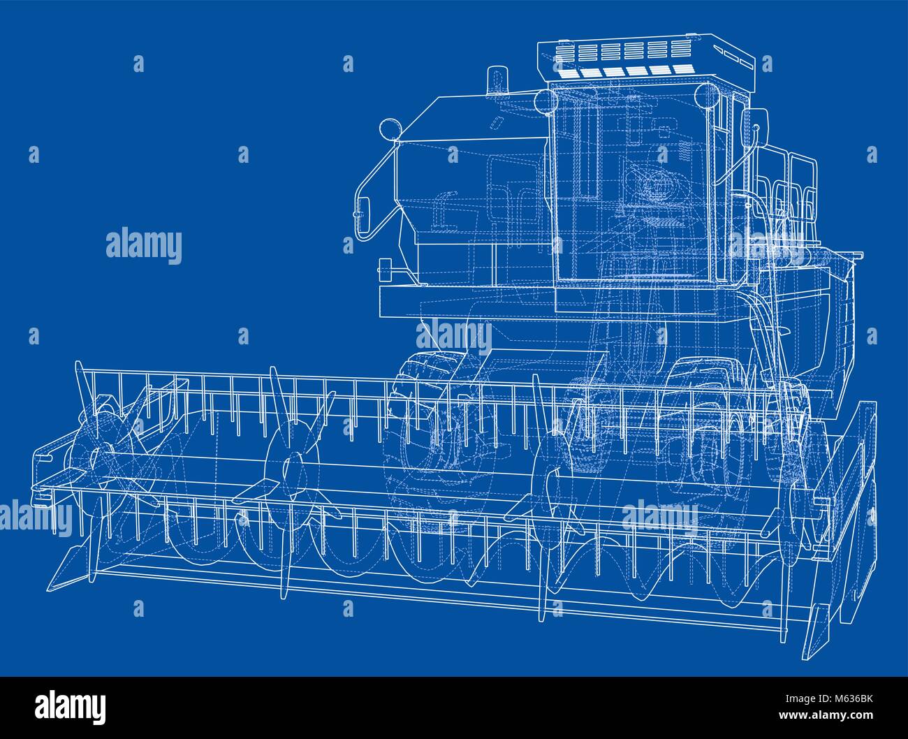 Combine Harvester Diagram