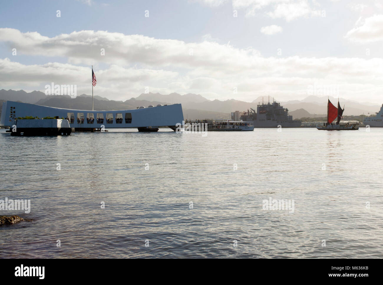 PEARL HARBOR, HI (Feb. 10, 2018) The traditional Polynesian double ...
