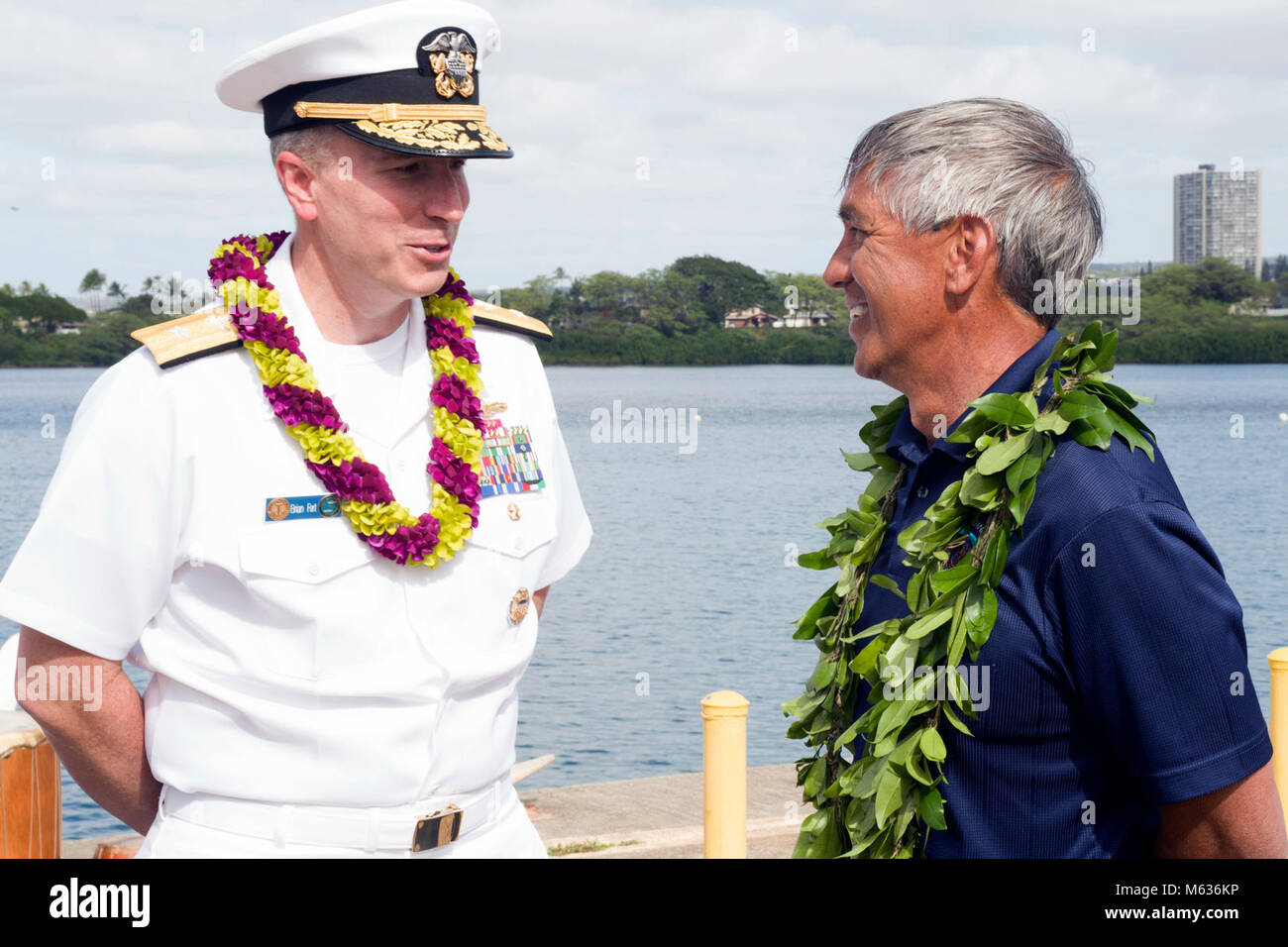 PEARL HARBOR, HI (Feb. 10, 2018) Rear Adm. Brian Fort, commander, Navy ...