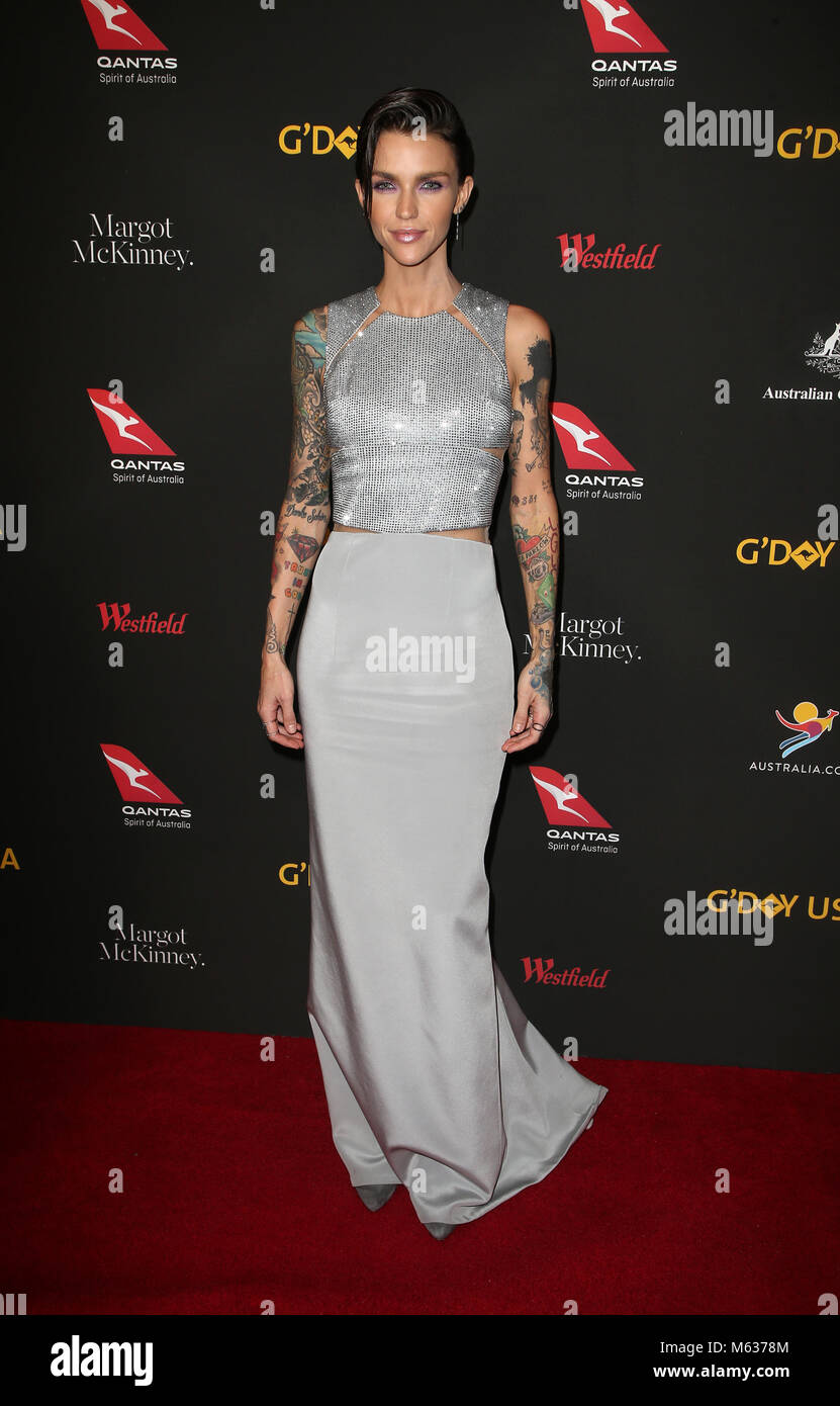 2018 G'Day USA Los Angeles Black Tie Gala Featuring: Ruby Rose Where ...