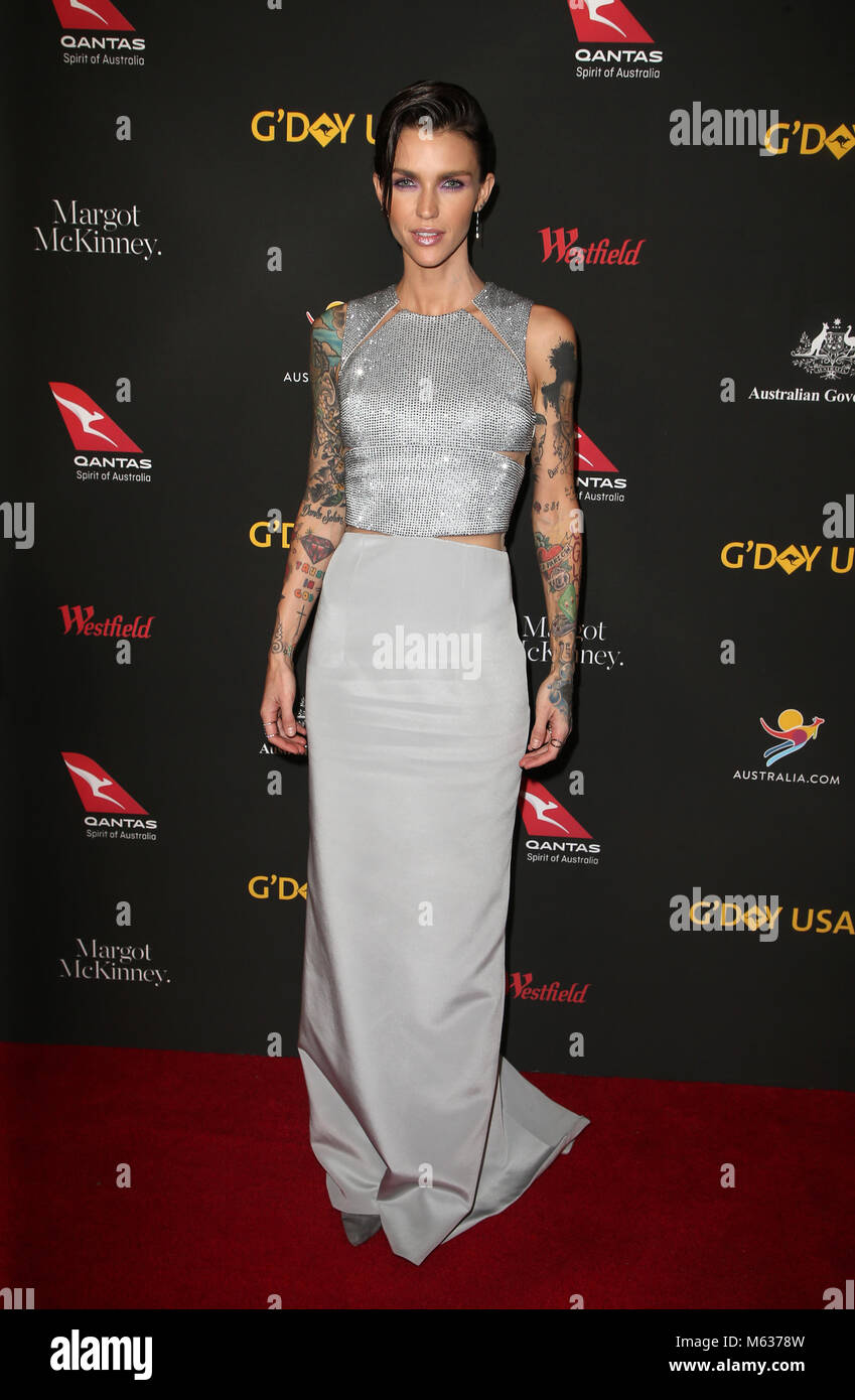 2018 G'Day USA Los Angeles Black Tie Gala Featuring: Ruby Rose Where ...