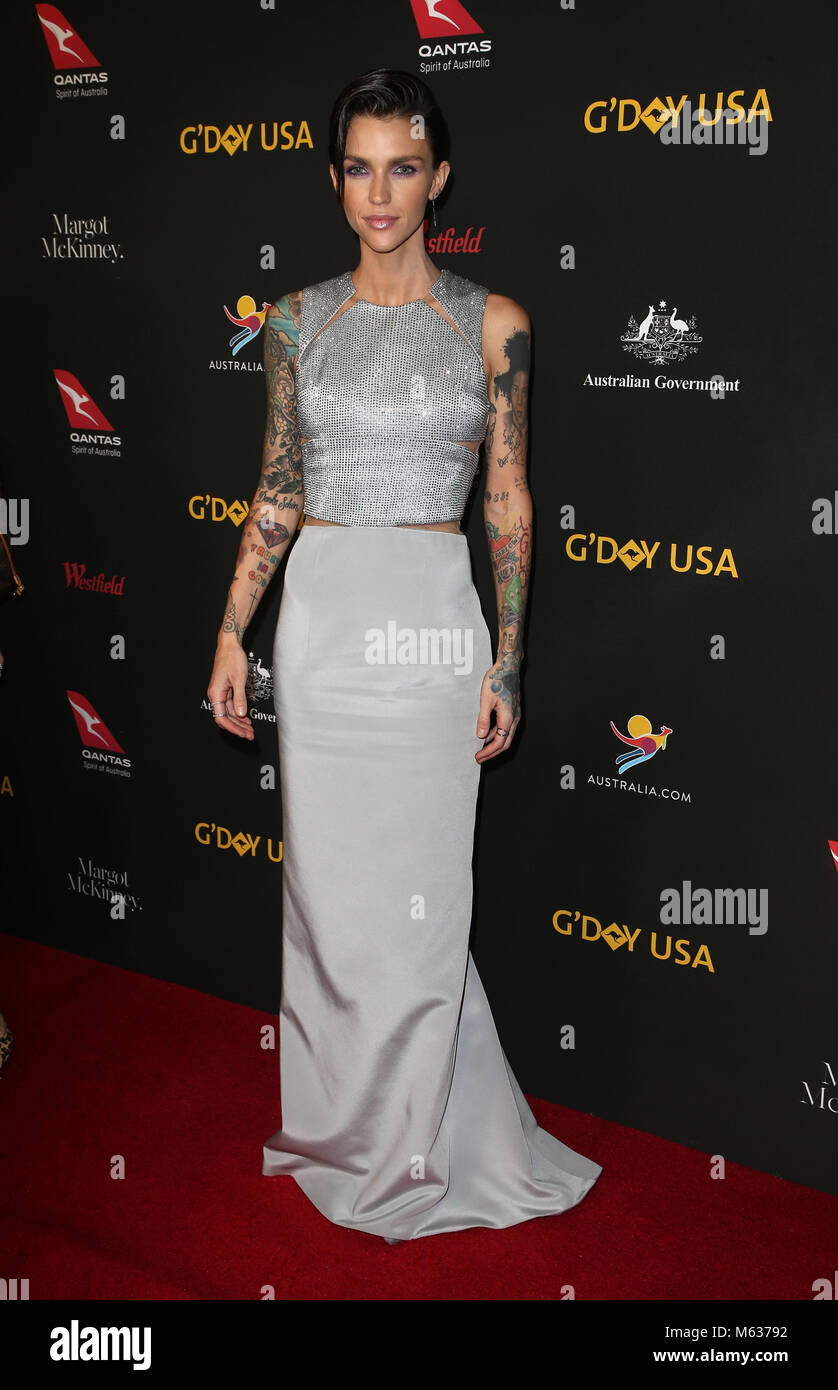 2018 G'Day USA Los Angeles Black Tie Gala Featuring: Ruby Rose Where ...