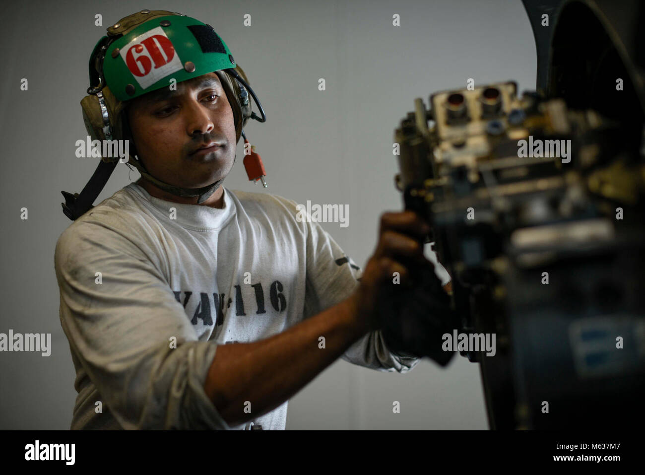 ARABIAN GULF (Feb. 11, 2018) Aviation Machinist’s Mate 2nd Class Bhakta ...