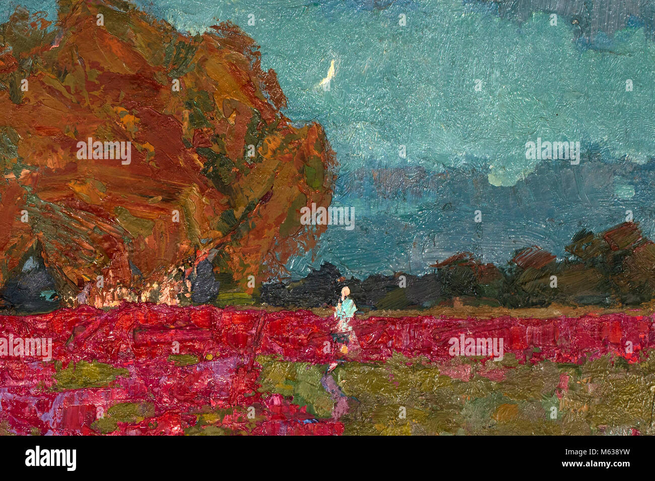 Oil painting, handmade Stock Photo - Alamy