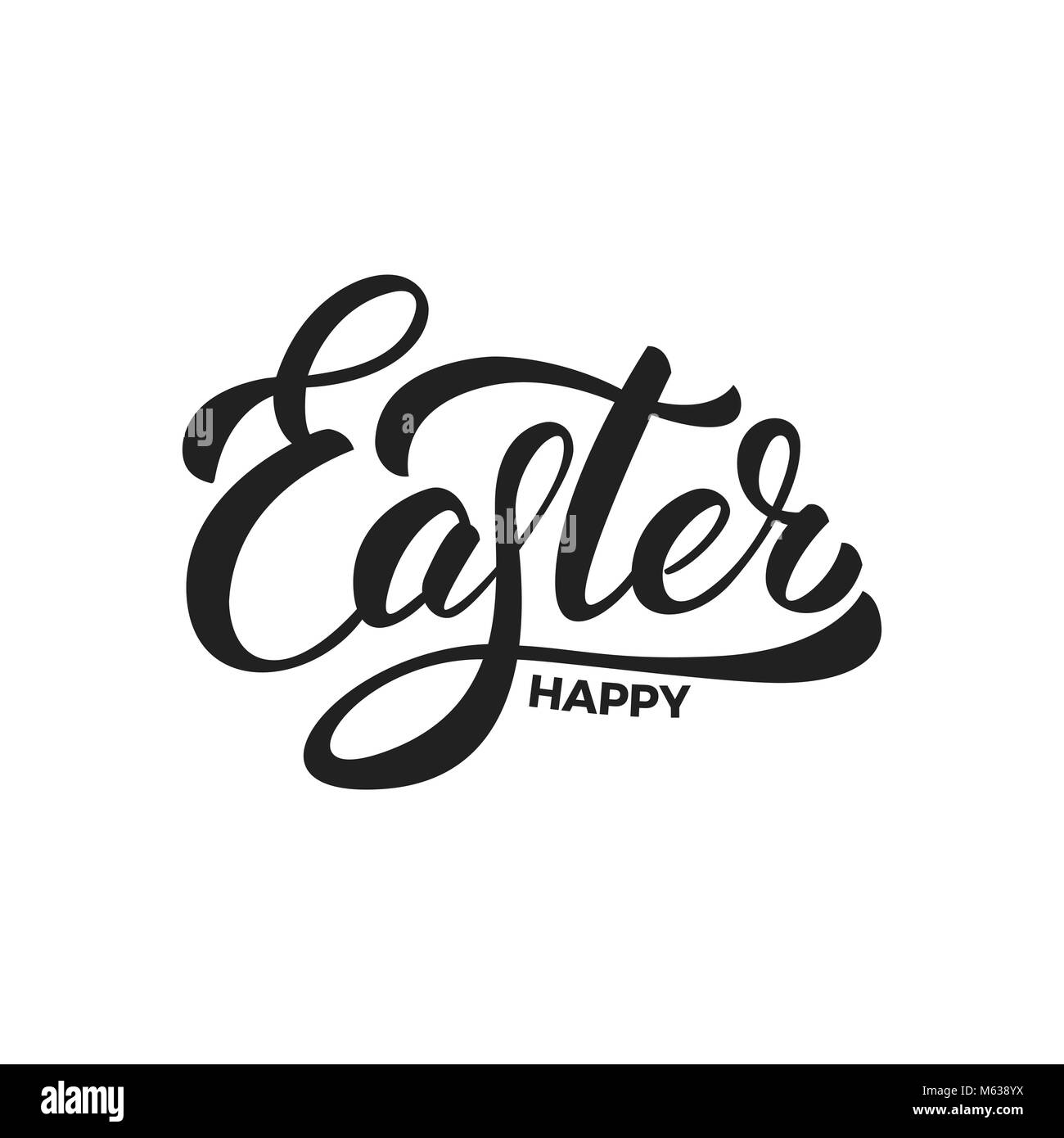 Happy easter postcard Black and White Stock Photos & Images - Alamy