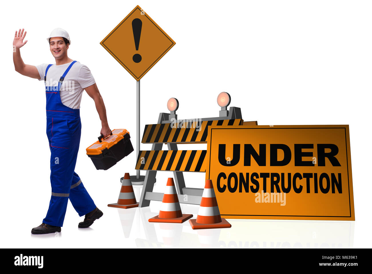 Concept of under construction for your webpage Stock Photo - Alamy