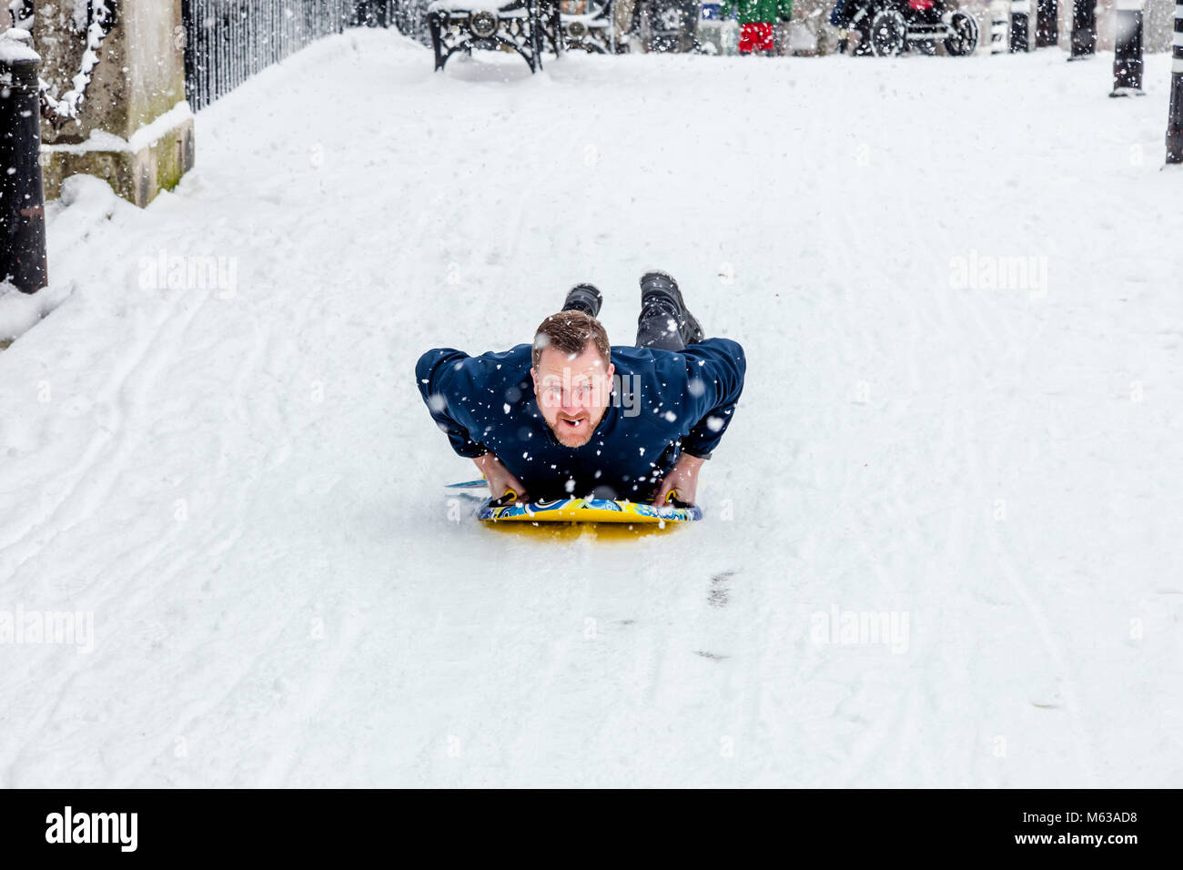 East sussex town of lewes snow hi-res stock photography and images - Alamy