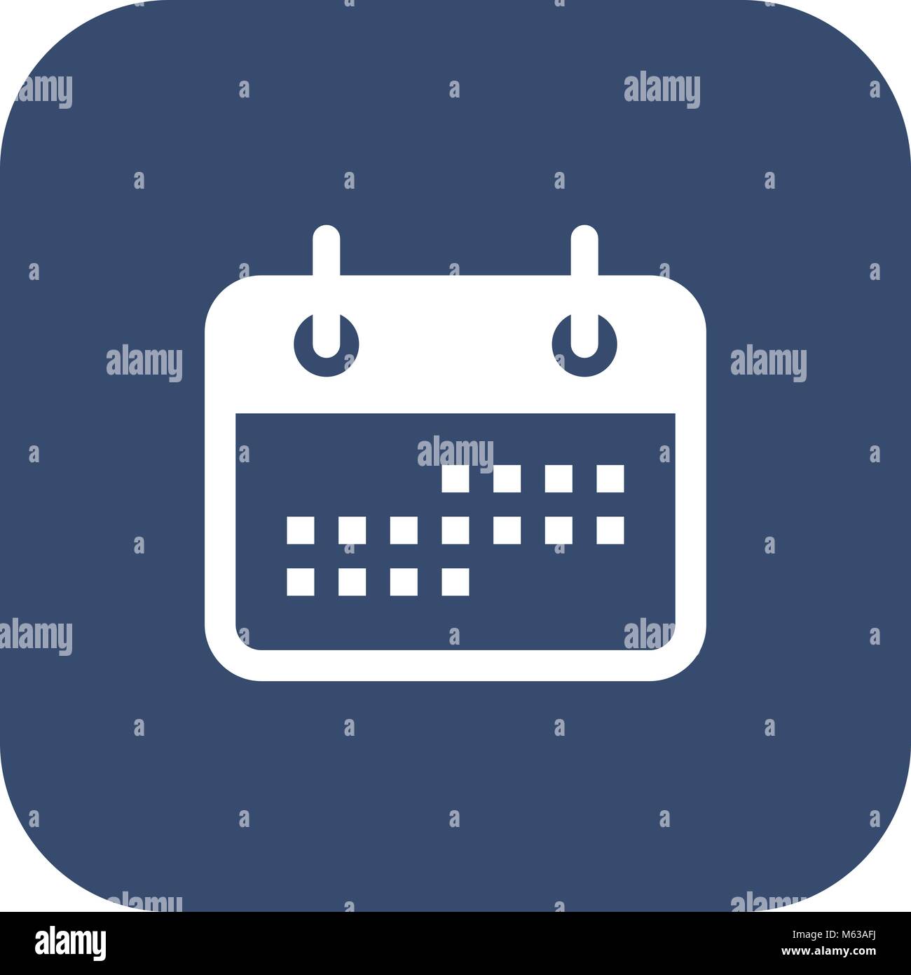 Vector calendar icon isolated Stock Vector Images - Alamy