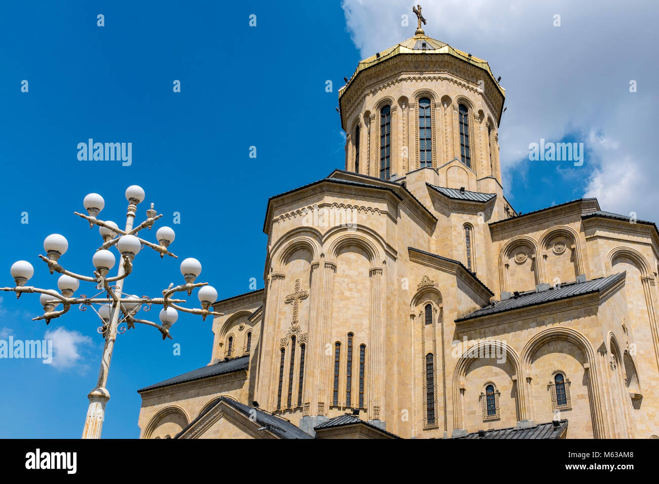 Sameba Cathedral, also known as The Holy Trinity Cathedral, Tbilisi ...
