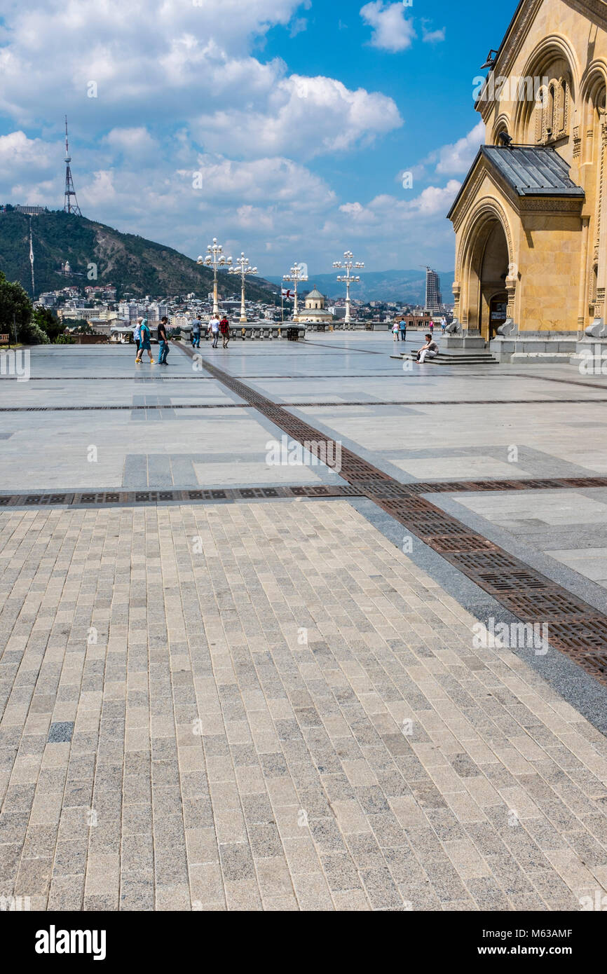 The Holy Trinity Cathedral (also known as Sameba Cathedral), Tbilisi ...