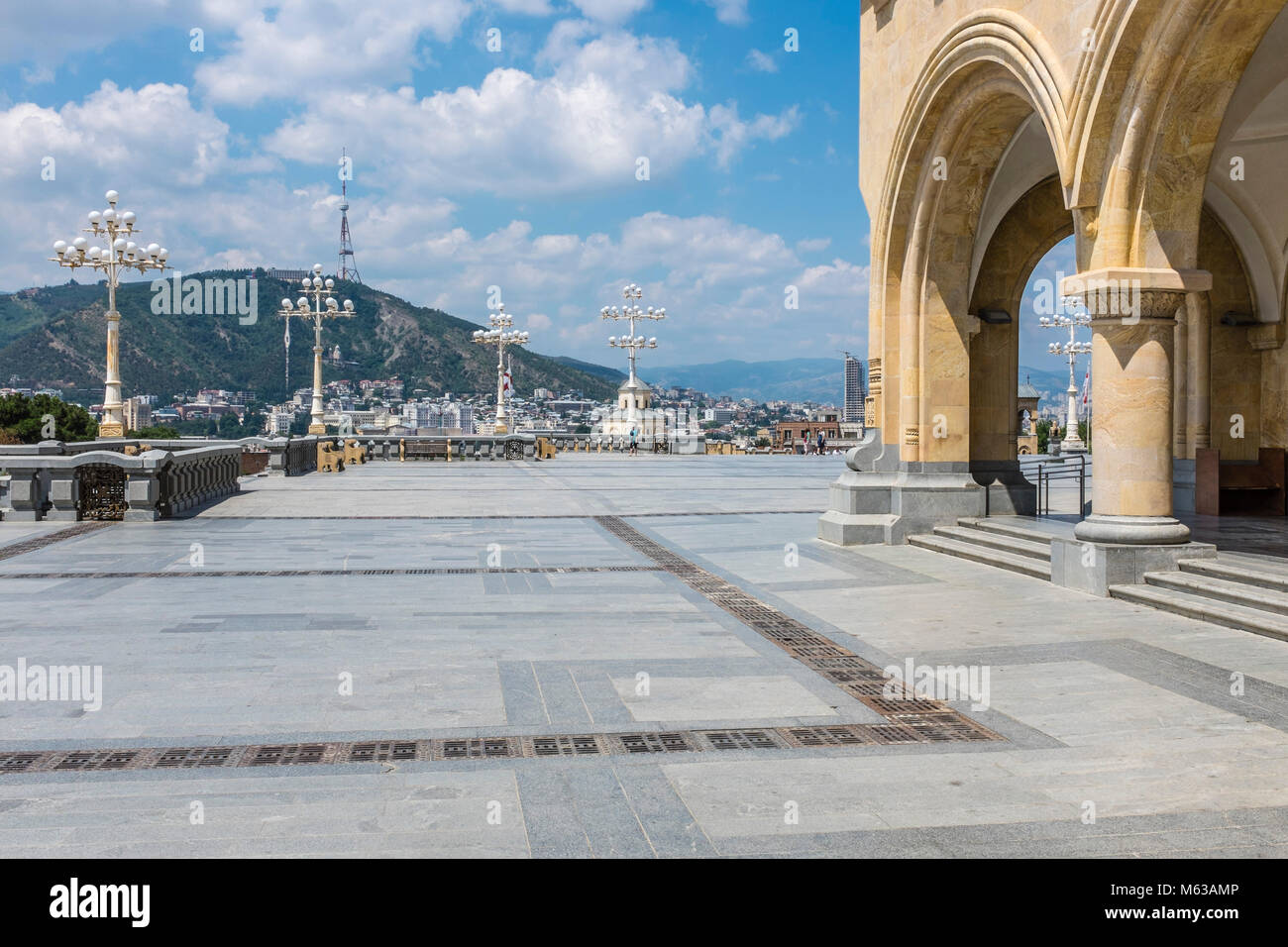 Sameba cathedral of the holy trinity hi-res stock photography and ...