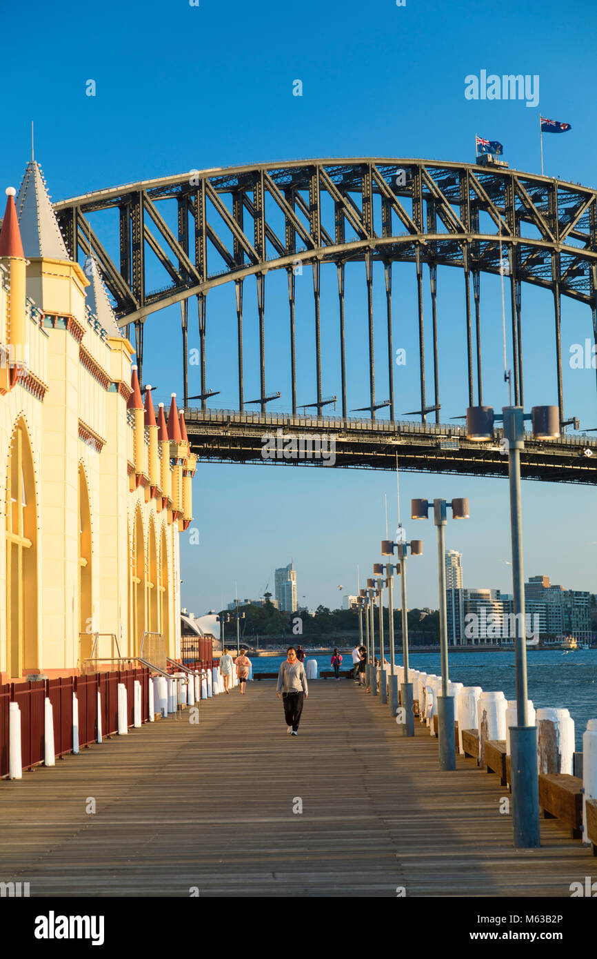 Luna Park and Sydney Harbour Bridge, Sydney, New South Wales, Australia ...