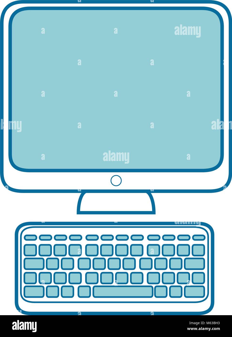 computer icon over white background vector illustration Stock Vector ...