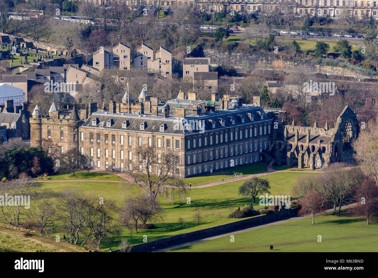 Holyrood Palace. Edinburgh Stock Photo - Alamy