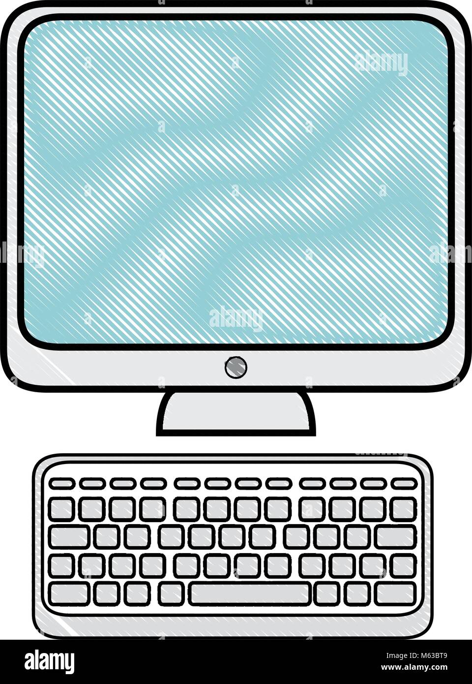 computer icon over white background vector illustration Stock Vector ...
