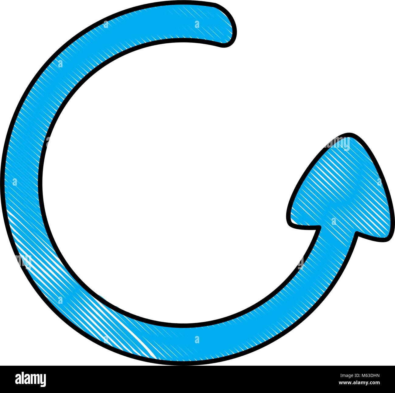 arrow around isolated icon vector illustration design Stock Vector ...