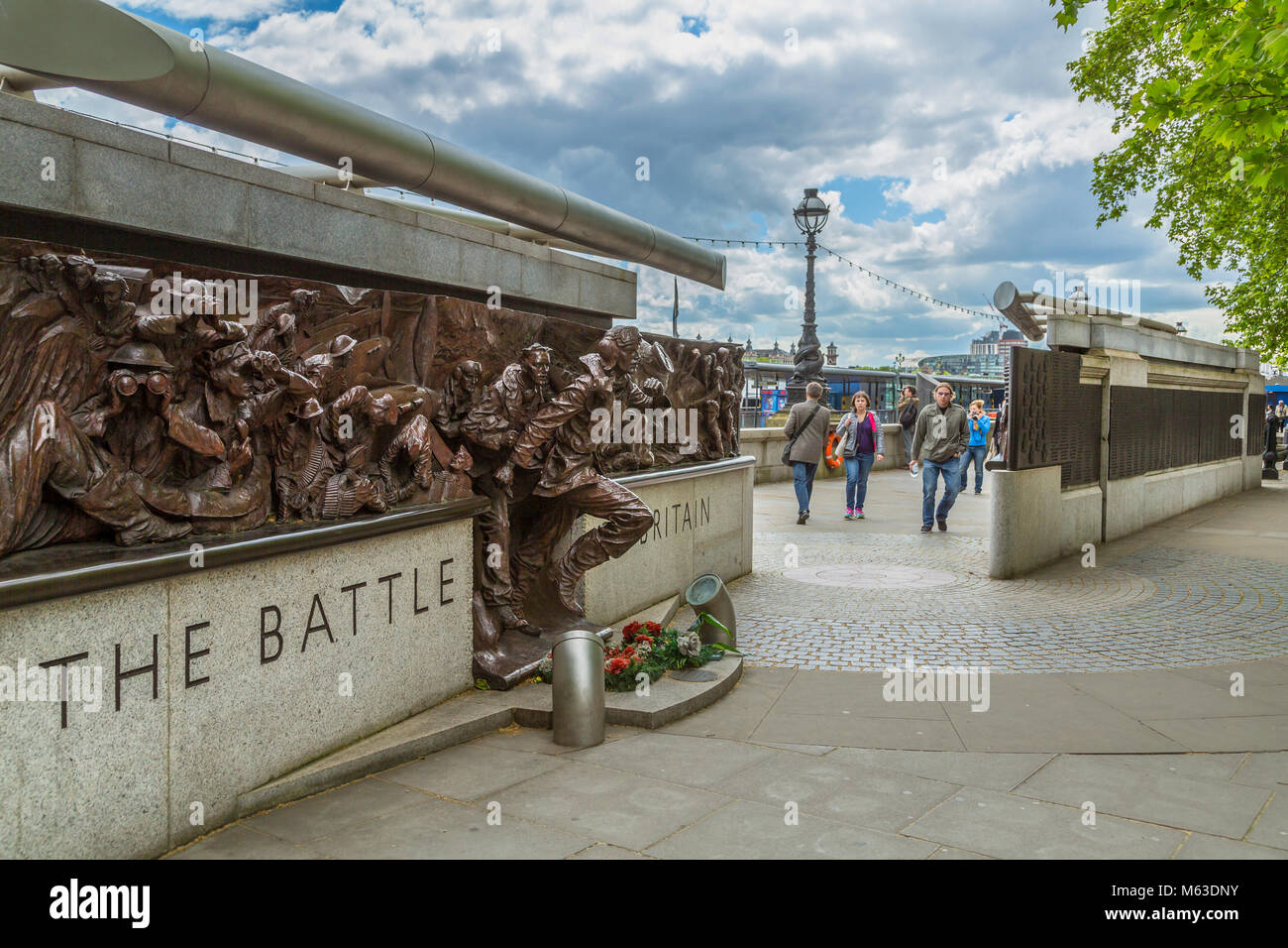 Part of the Battle of Britain memorial in London designed by Paul Day ...