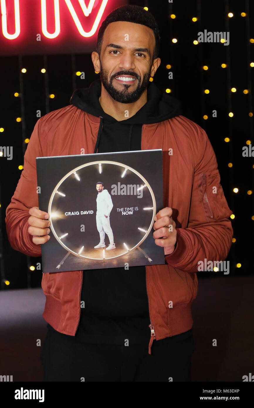 Craig David signs his latest album “The Time Is Now” at HMV store in ...