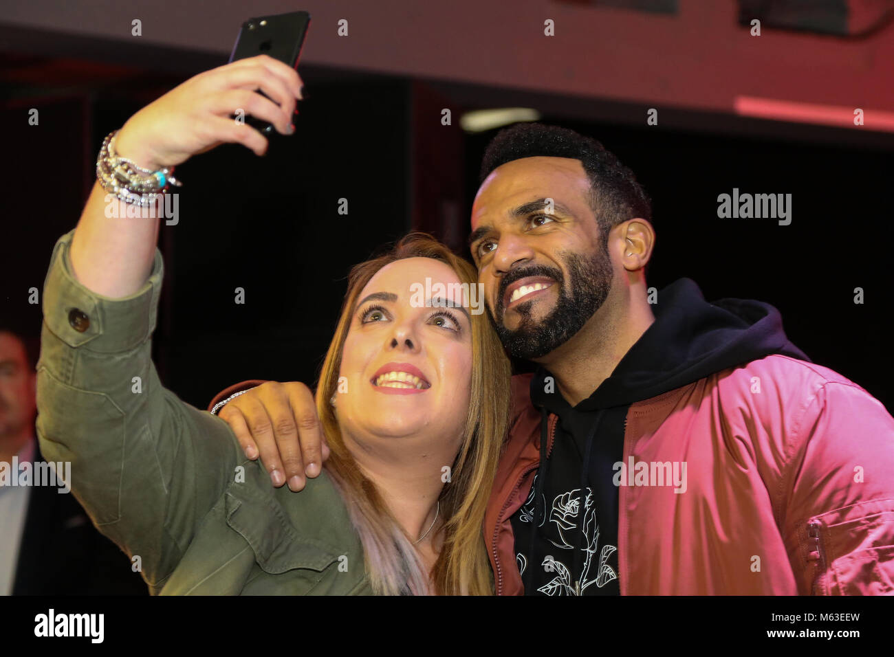 Craig David signs his latest album “The Time Is Now” at HMV store in ...