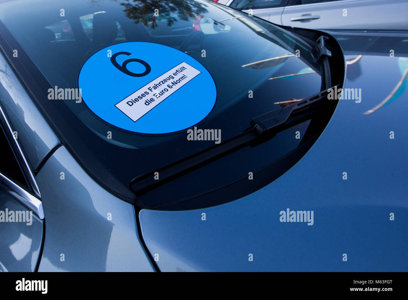 Cologne, Germany. 28th Feb, 2018. A car manufacturer advertising with a ...