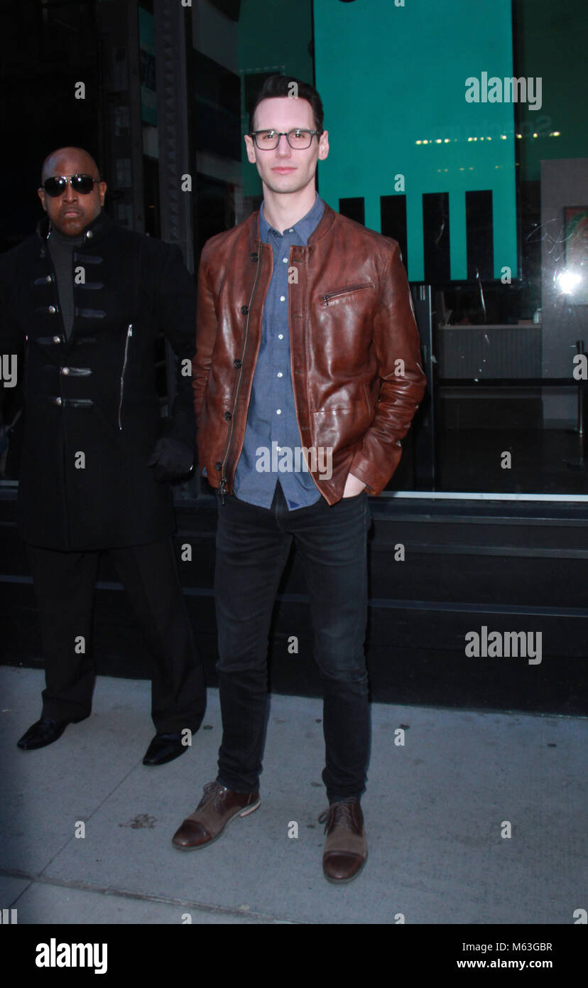 New York, NY, USA. 27th Feb, 2018. Cory Michael Smith at Build Series ...