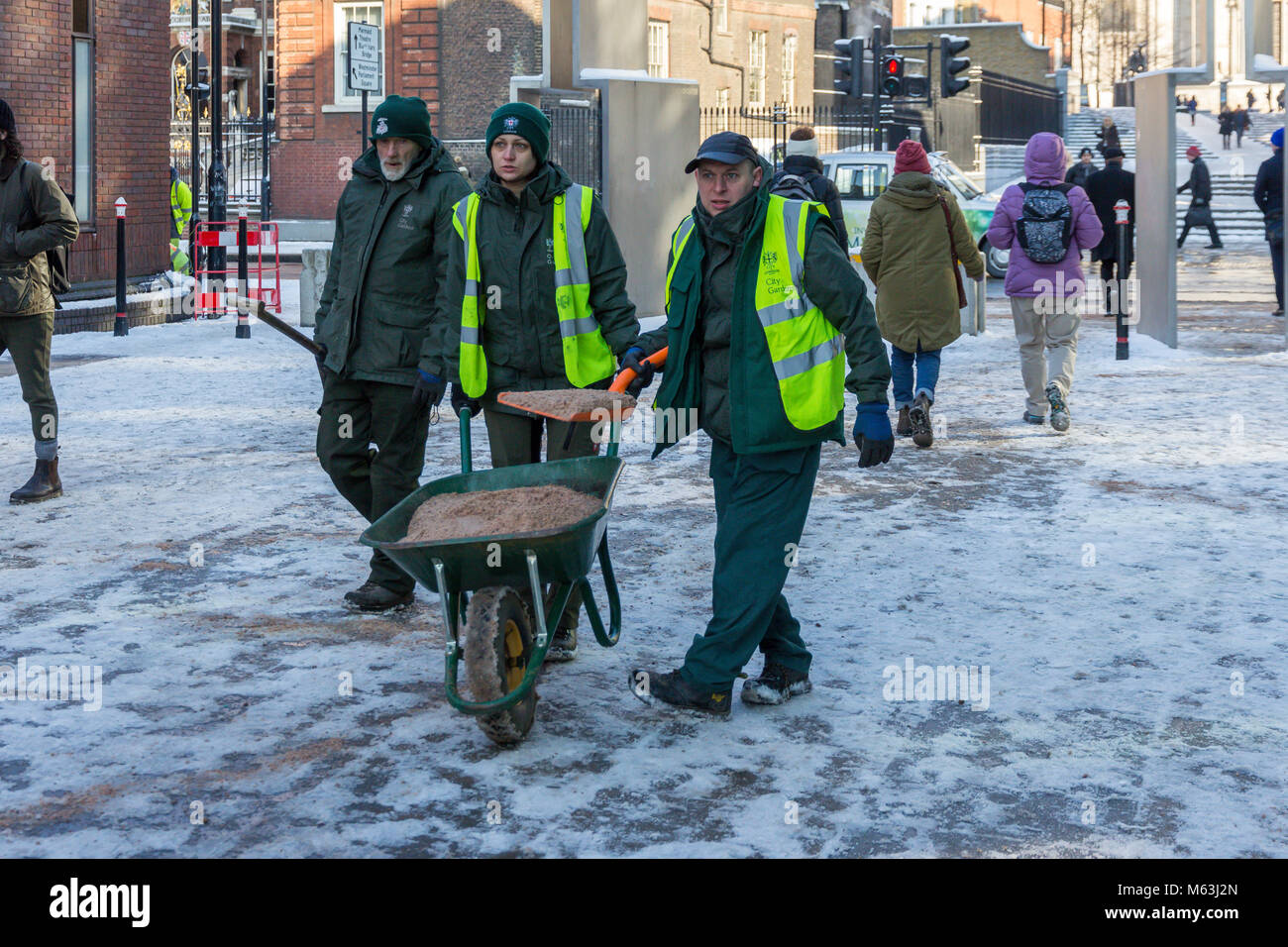 Council winter safety equipment hi-res stock photography and images - Alamy