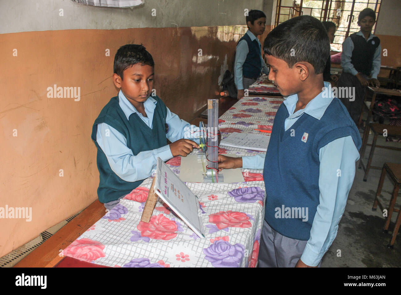 Students showcased their invention model in a science exhibition during ...