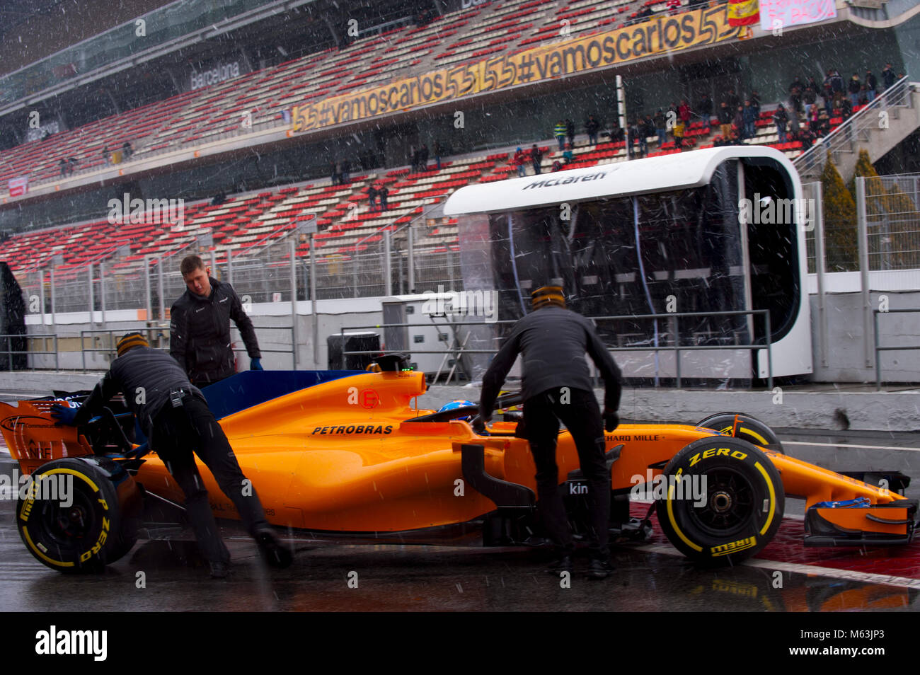 Barcelona f1 snow hi-res stock photography and images - Alamy