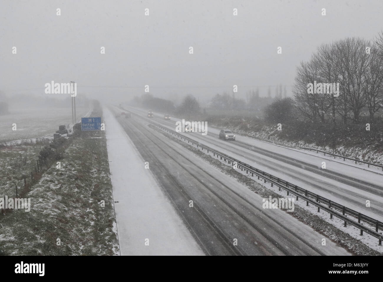 M1 motorway northern ireland hi-res stock photography and images - Alamy