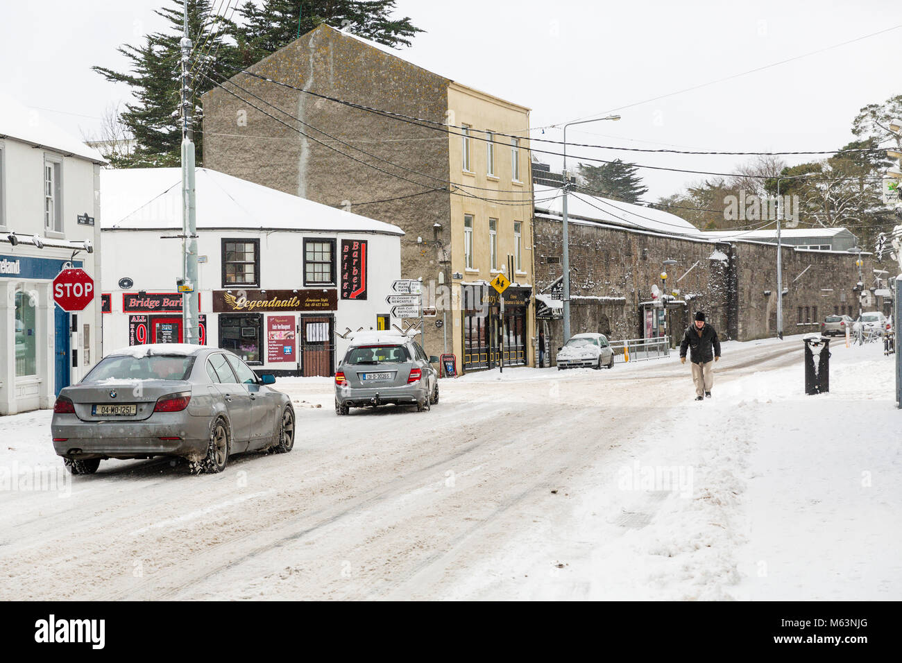 Celbridge town snow hi-res stock photography and images - Alamy