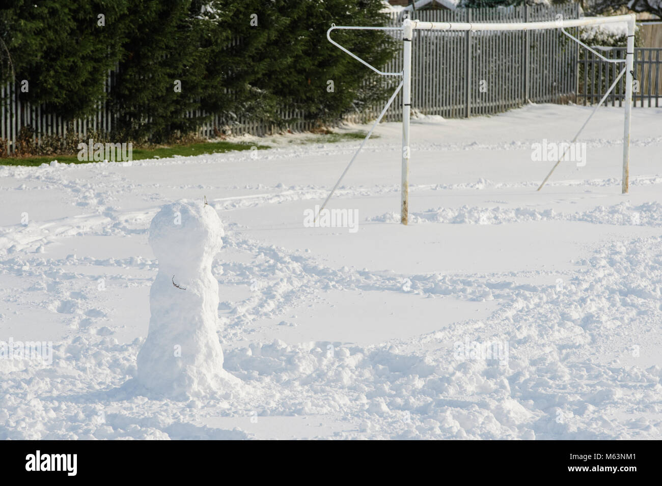 Snowman football pitch hi-res stock photography and images - Alamy