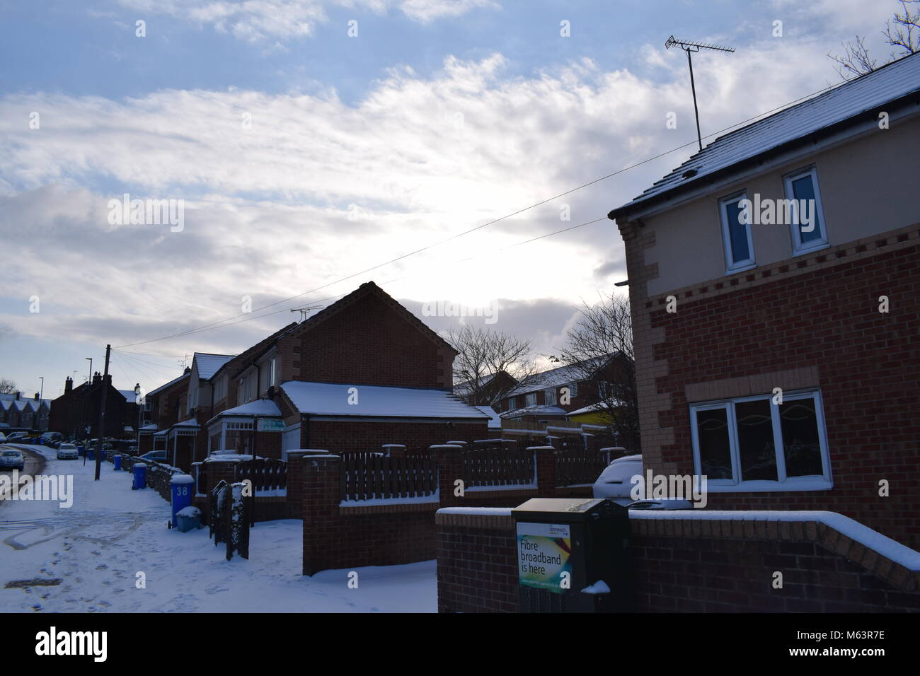 Sheffield, United Kingdom. 28th February 2018. The sun finally shines ...