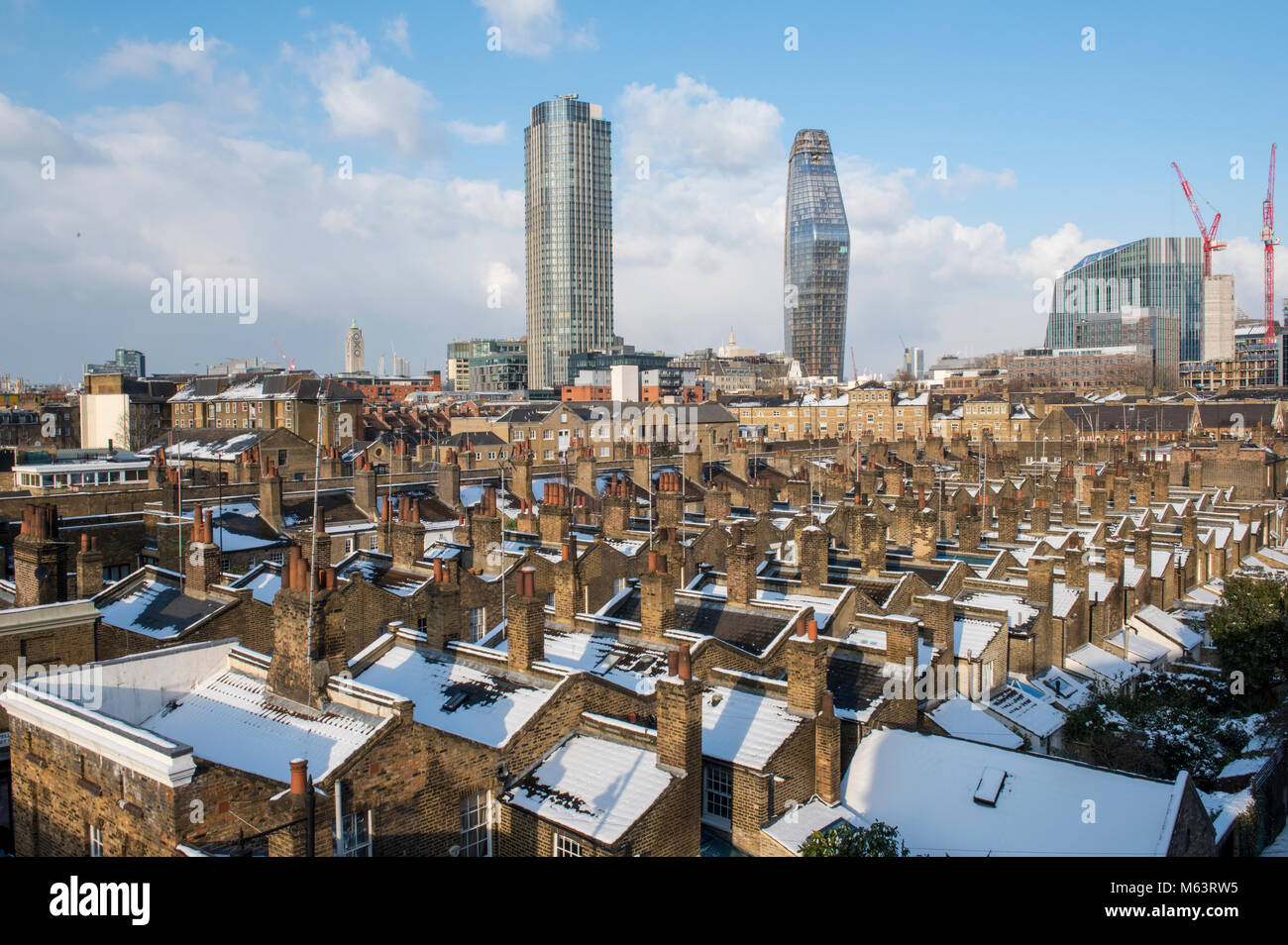 London, UK. 28th February, 2018 UK Weather. Freezing weather hits the ...