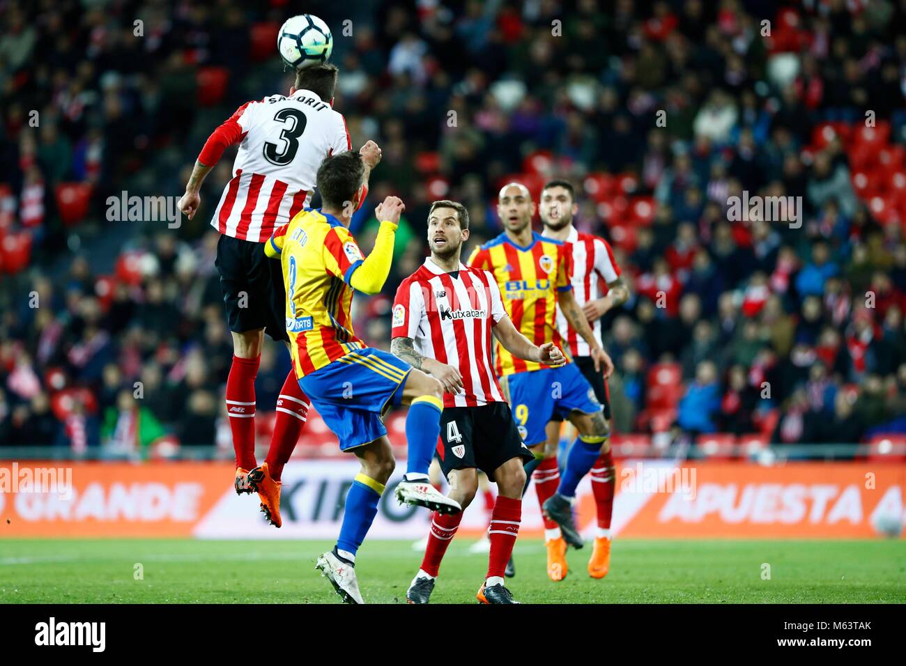 Enric Saborit Teixidor of Athletic Club Bilbao and Luciano Vietto of ...
