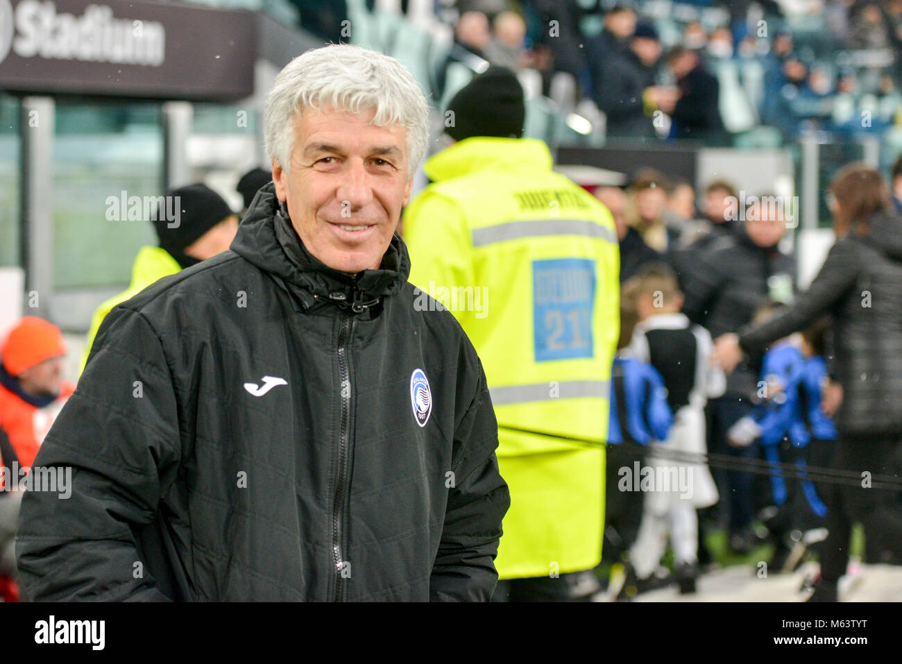 Turin, Italy. 28th Feb, 2018. Gian Piero Gasperini, head coach of ...