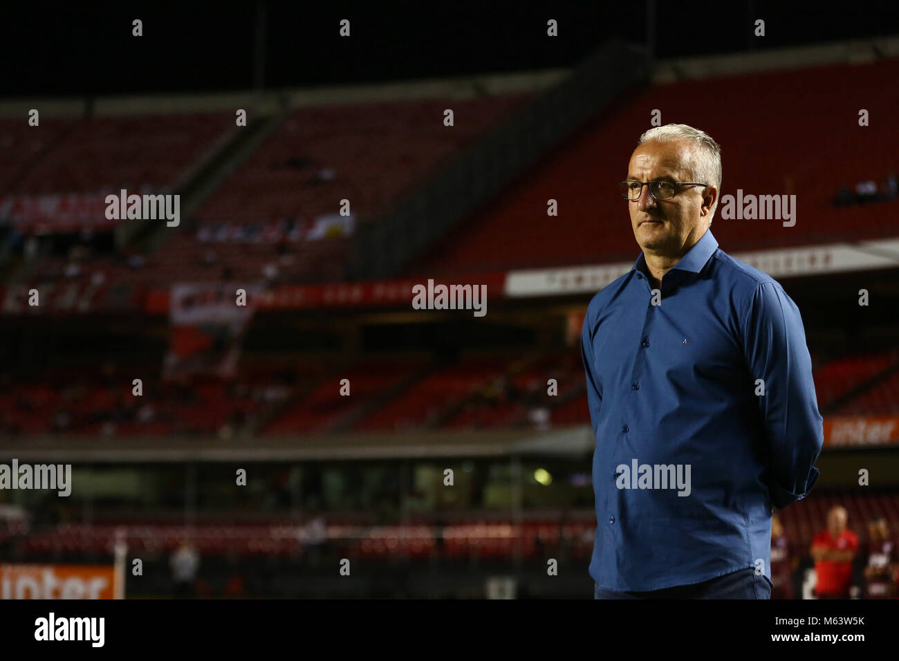 SÃO PAULO, SP - 28.02.2018: SPFC X CRB - In the photo the coach Dorival ...