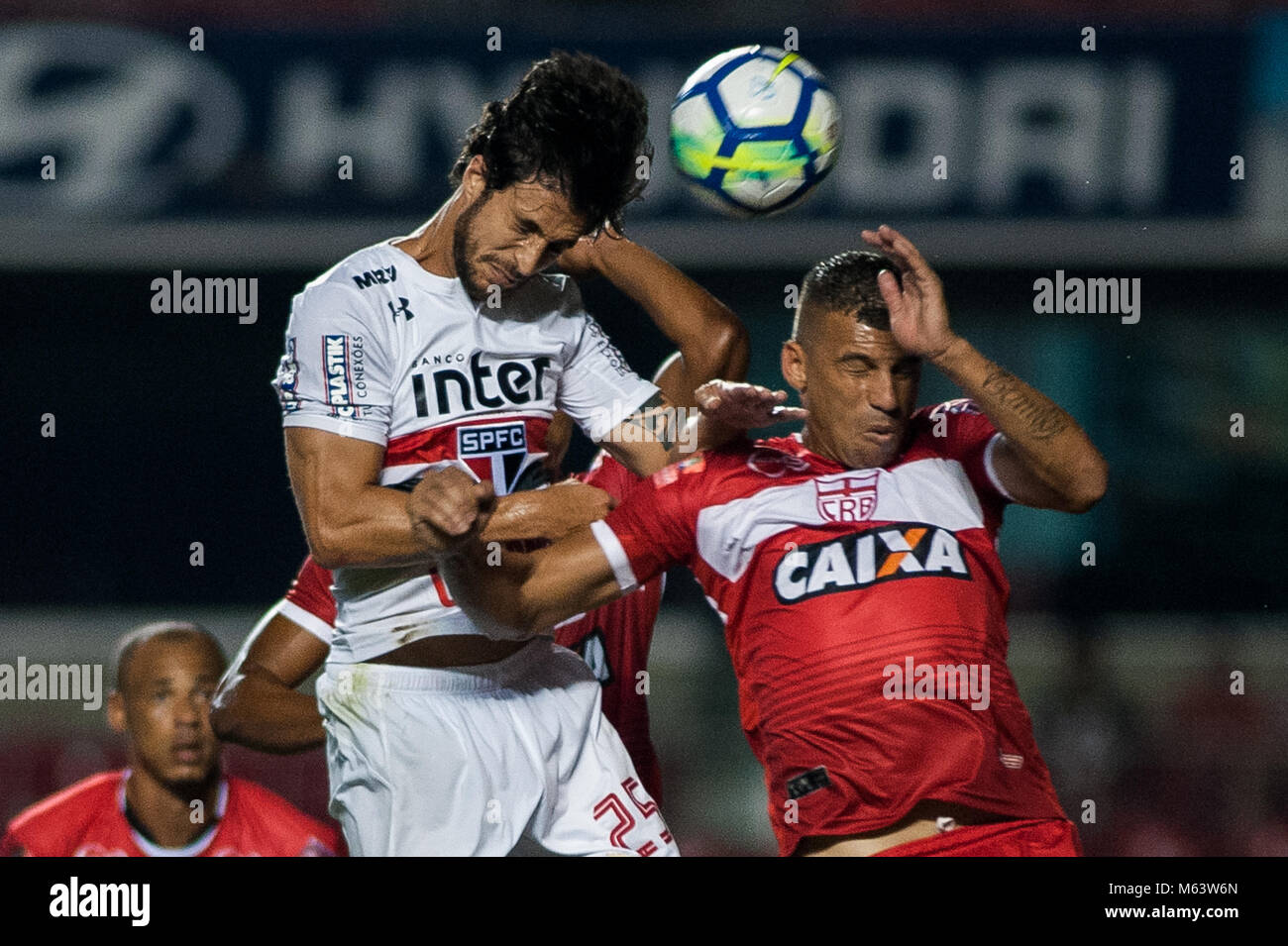 SÃO PAULO, SP - 28.02.2018: SPFC X CRB - Hudson of the SPFC during ...