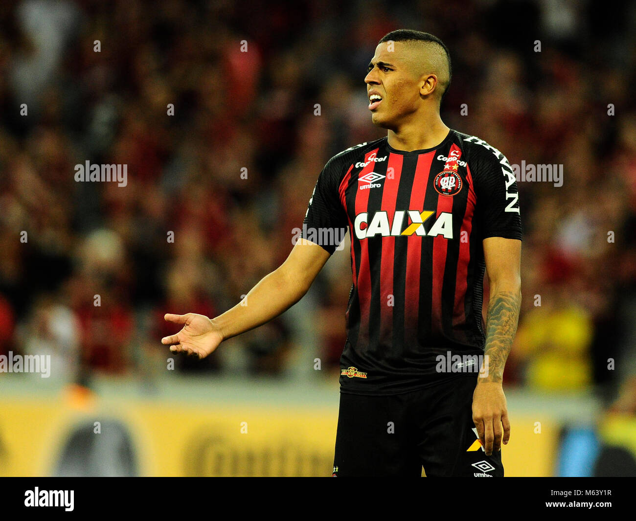 Curitiba, Brazil. 28th Feb, 2018. Bergson during Atlético PR x Ceará CE ...