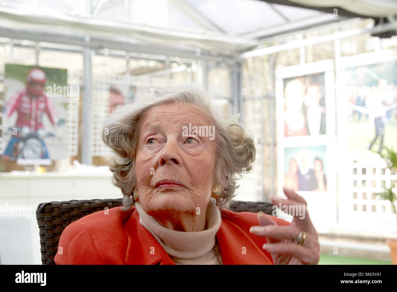 27 Febuary 2018, Germany, Bendoirf-Sayn: Marianne, Dowager Princess zu ...
