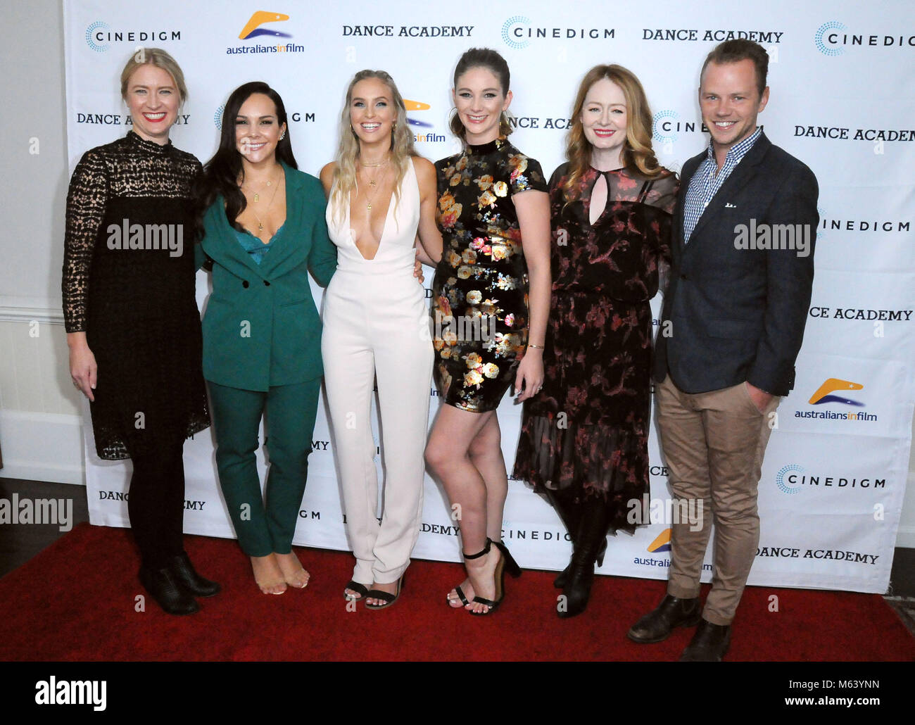 LOS ANGELES, CA - FEBRUARY 27: (L-R) Producer Joanna Werner, actresses ...
